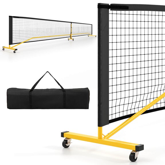 Costway Portable Pickleball Net 22 FT Regulation Size Pickle Ball Net ...