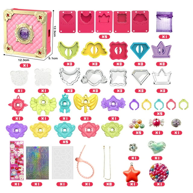 Girls Creative DIY Beads Jewelry Making Handmade Crafts Bracelet ...