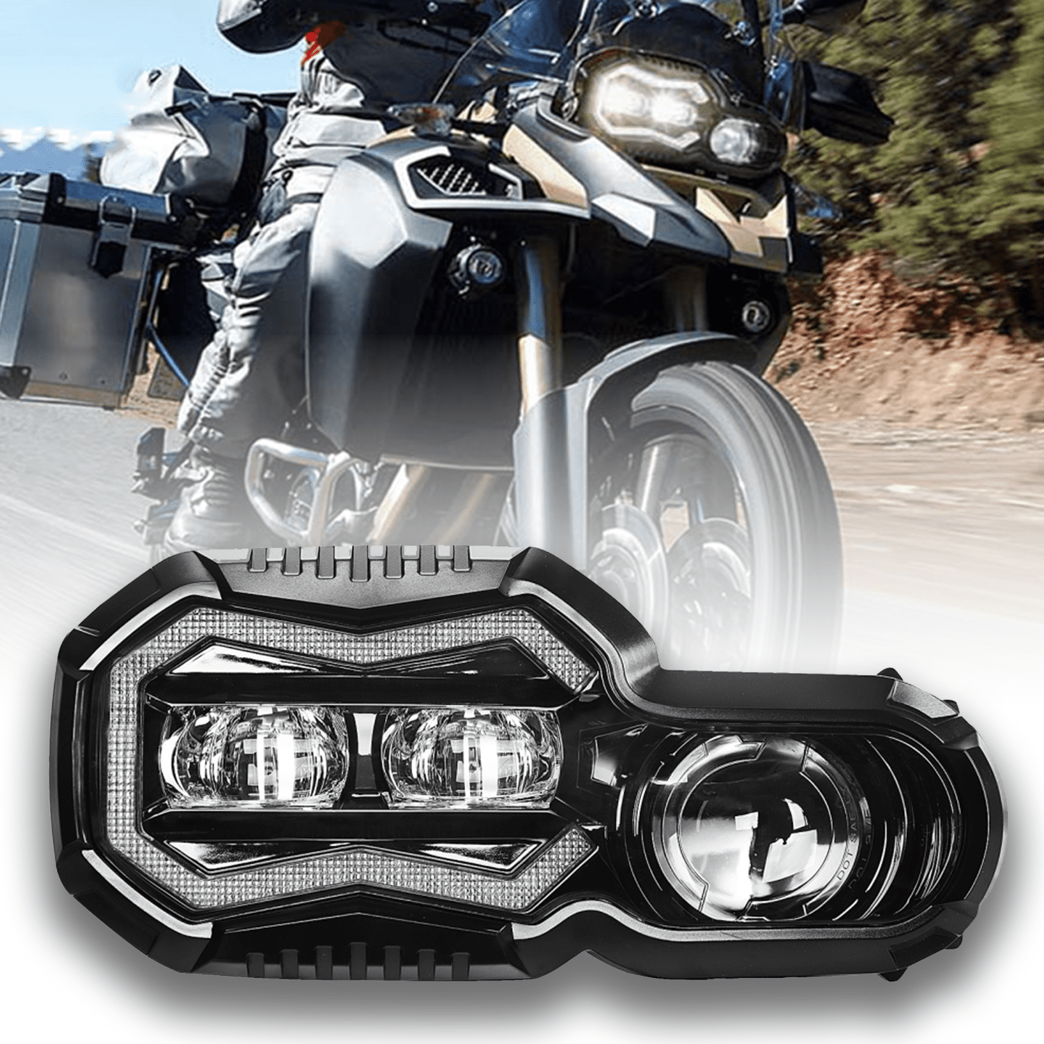 Faro Led Moto Stockrider F 800gs F 700gs F 650gs F 800r Full Led F1703 ...