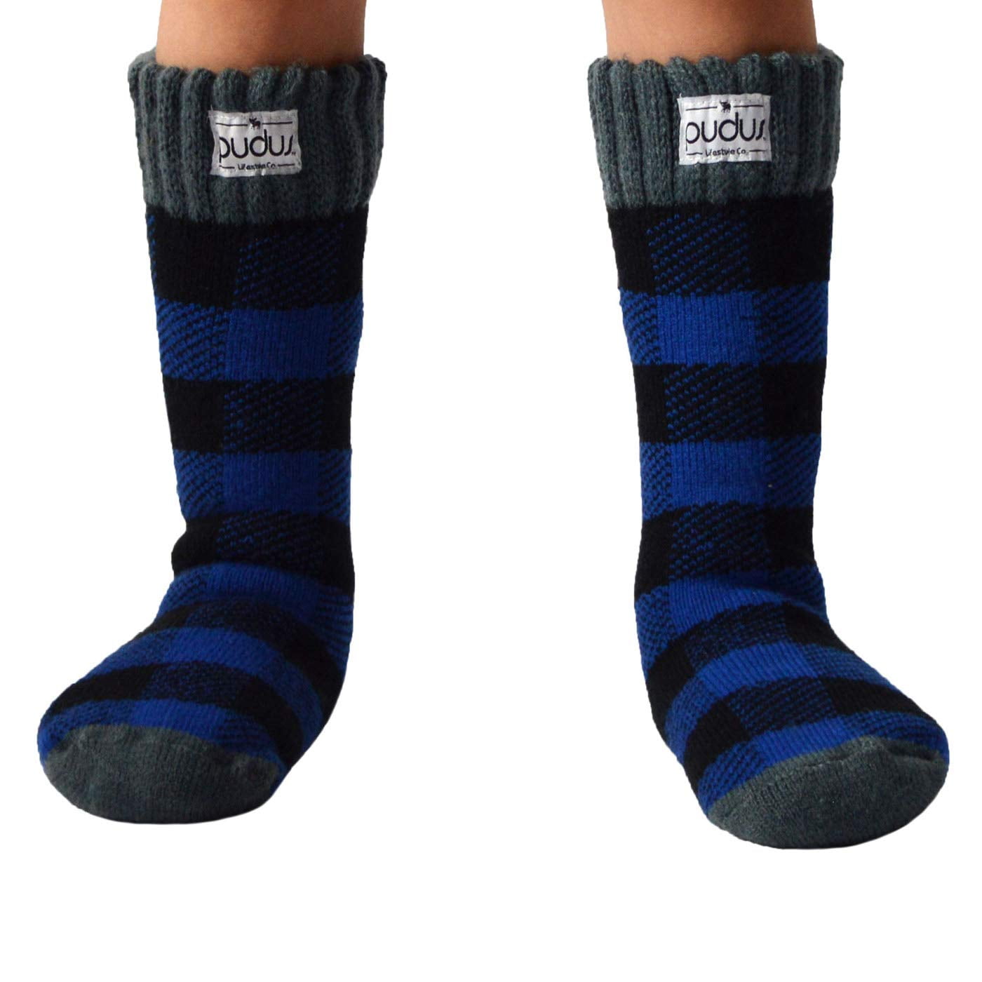Pudus Kids Warm Socks - Tall Winter Socks for Toddlers, Boys & Girls ...