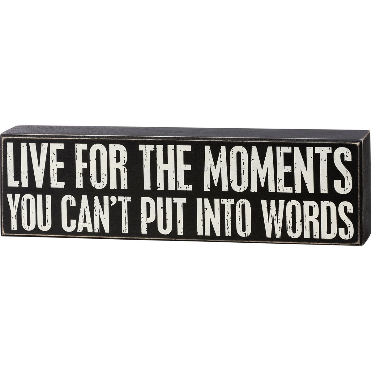 Box Sign - Live For The Moments - Walmart.com