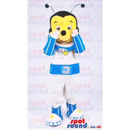 Customizable Bee Insect SPOTSOUND Mascot Dressed As An Astronaut ...