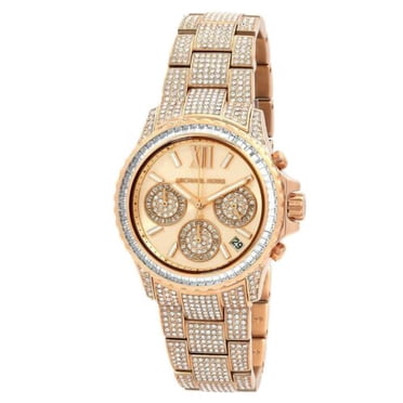 Michael Kors Men's Dylan Black Rubber Chronograph Watch MK8184 ...