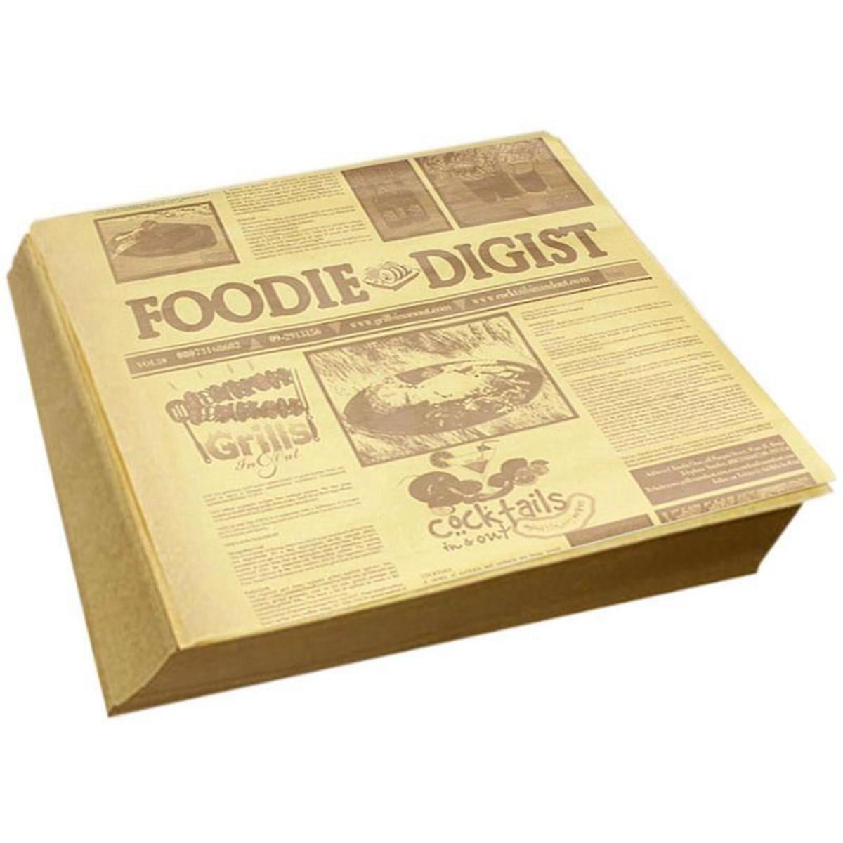 Hoja de papel a prueba de aceite, papel resistente a la grasa, hojas ...