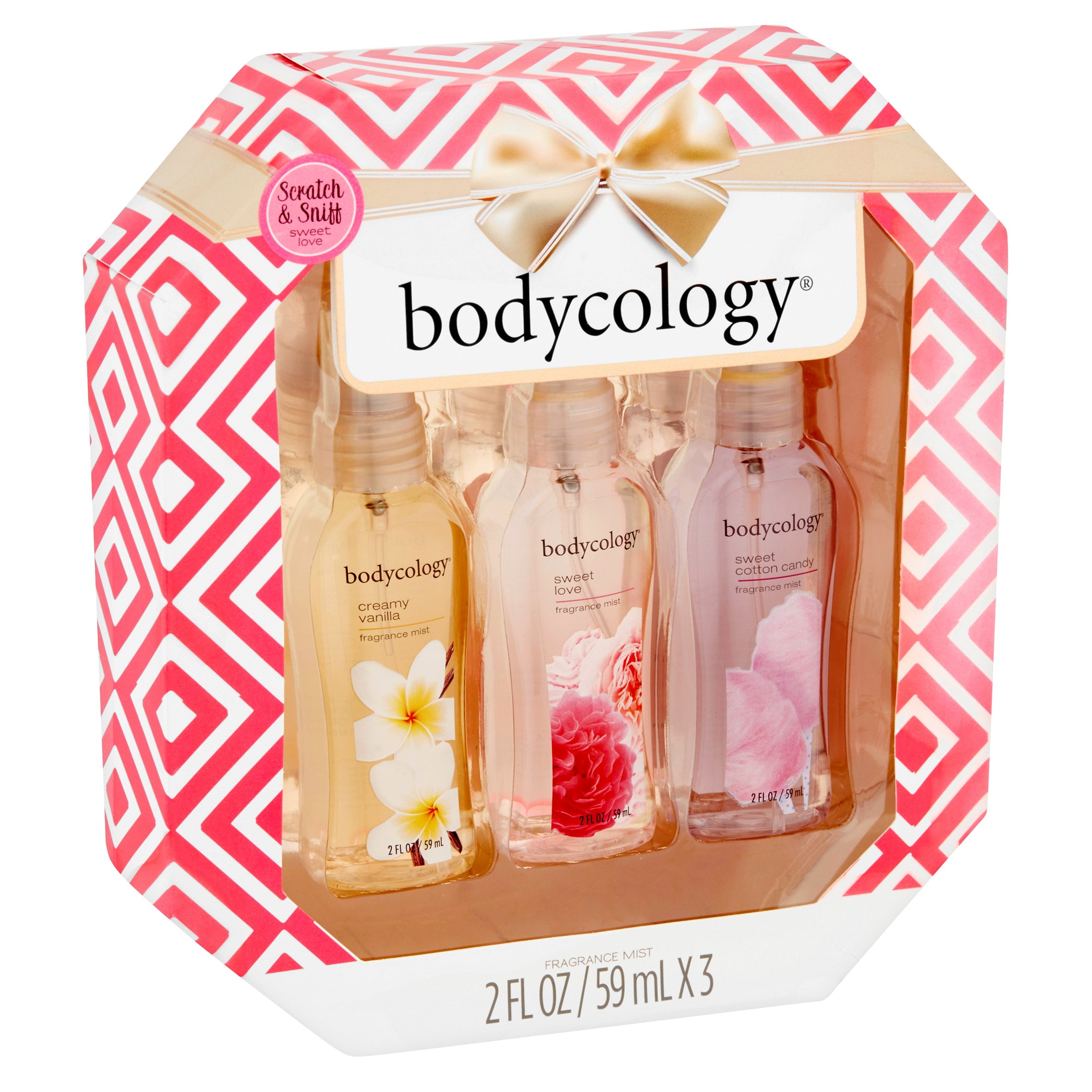 Bodycology Fragrance Mist Gift Set, 2 fl oz, 3 count - Walmart.com