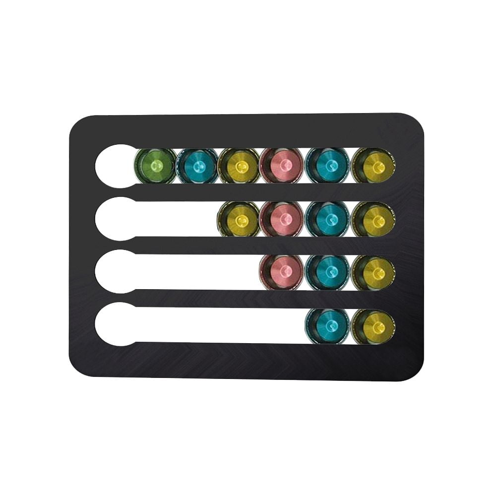 24/40PCS Storage Drawer Coffee Rack Aluminum Capsules Rack Holder Cafe ...