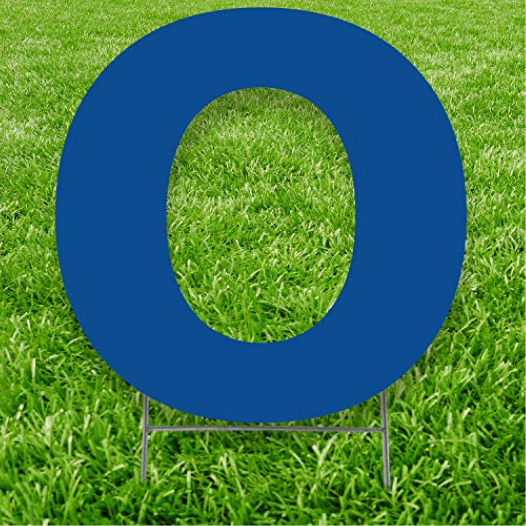 Blue Letter O 20 inches tall - Walmart.com