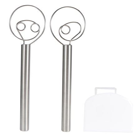 Dough Whisk 304 Stainless Steel Coil Stirrer Kitchen Blending Stirring ...