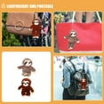WEUVEB 2-Pack Cute Sloth Plush Keychain Bag Charms, Soft Decorative ...