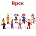 8Pcs/Set The Amazing Digital Circus Anime Figure Ragatha/Jax/Pomni ...