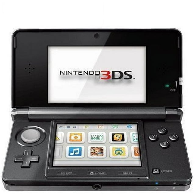 Restored Nintendo 3DS Game Console, Cosmo Black (Refurbished) - Walmart.com