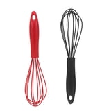 AYktou 10×2.3 Inch Silicone Whisks, Wire Balloon Form Eggs Beater ...
