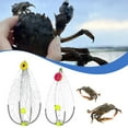 QenASHaing Automatic Spring-Loaded Crab Trap 50cm, Corrosion-Resistant ...