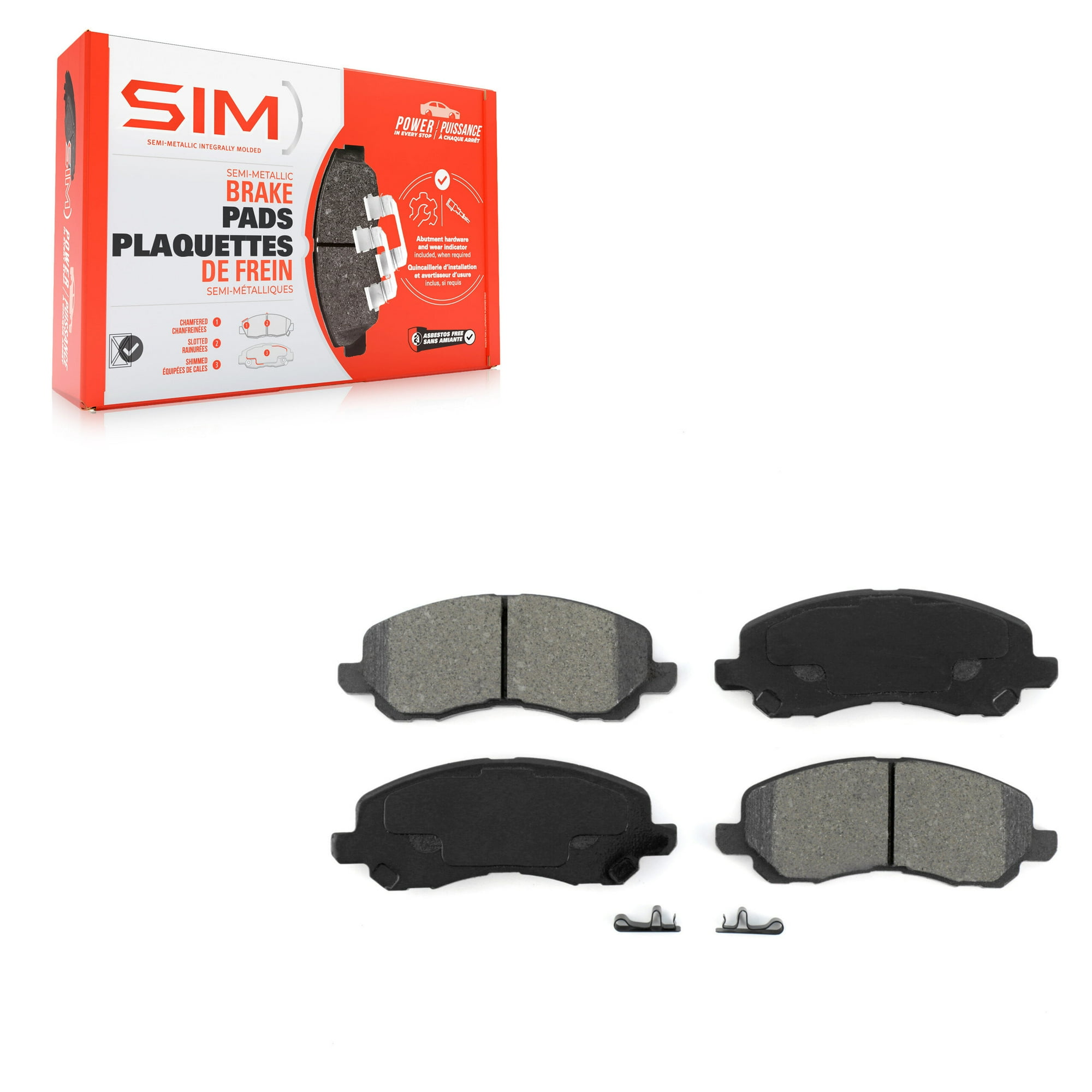 Click here for Sim Front Semi-Metallic Disc Brake Pads Sim-866 Fo... prices