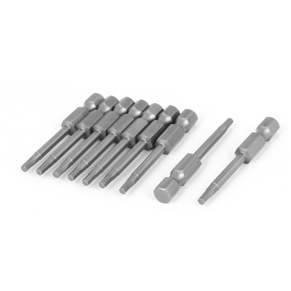 1/4" Hex Shank 50mm Long 2.5mm Tip Magnetic Hexagon Screwdriver Bit ...