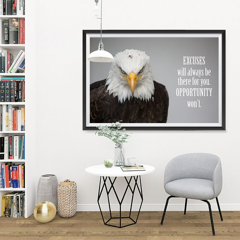 Excellence Poster With Eagle