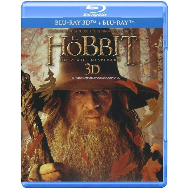 El Hobbit Un Viaje Inesperado Pelicula En 3d + Blu-ray + Dvd Warner Bros Blu-ray 3D | Walmart en ...