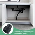 1-Pack UPVC Reducer Pipe Fitting, 2"x1-1/4" Reducing Coupling Connector ...