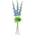 Northlight Real Touch™ Blue Delphinium Artificial Floral Stems, Set of ...
