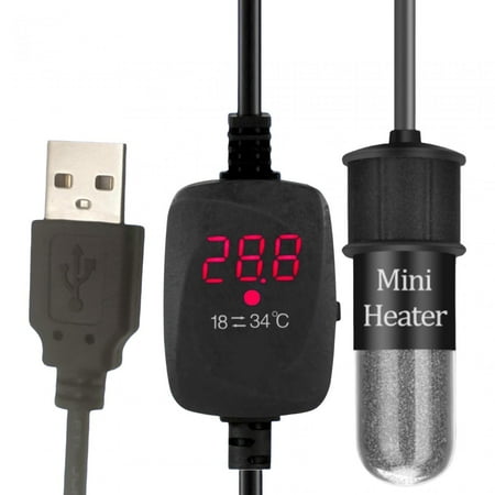 Aquarium Heater Heating Rod Digital Display Adjustable Temp Controller ...