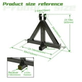 "Kojem Quick Equipment 3 Point Trailer Hitch, 2"" Receiver Category 1 ...