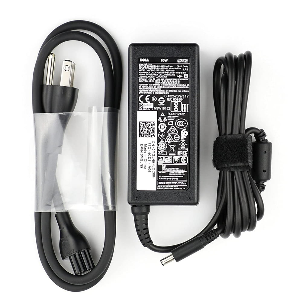 Dell AC Power Adapter 65 Watt Dell PN: G6J41, 0G6J41, MGJN9, 43NY4 ...