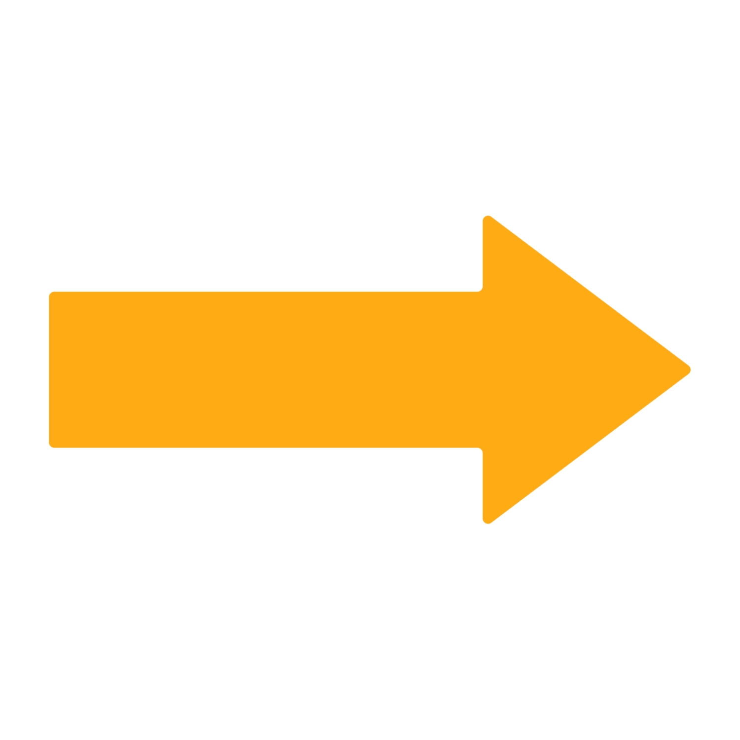 LiteMark 12" Durable Heavy Duty Safety Floor Marking Arrows Heavy Foot ...