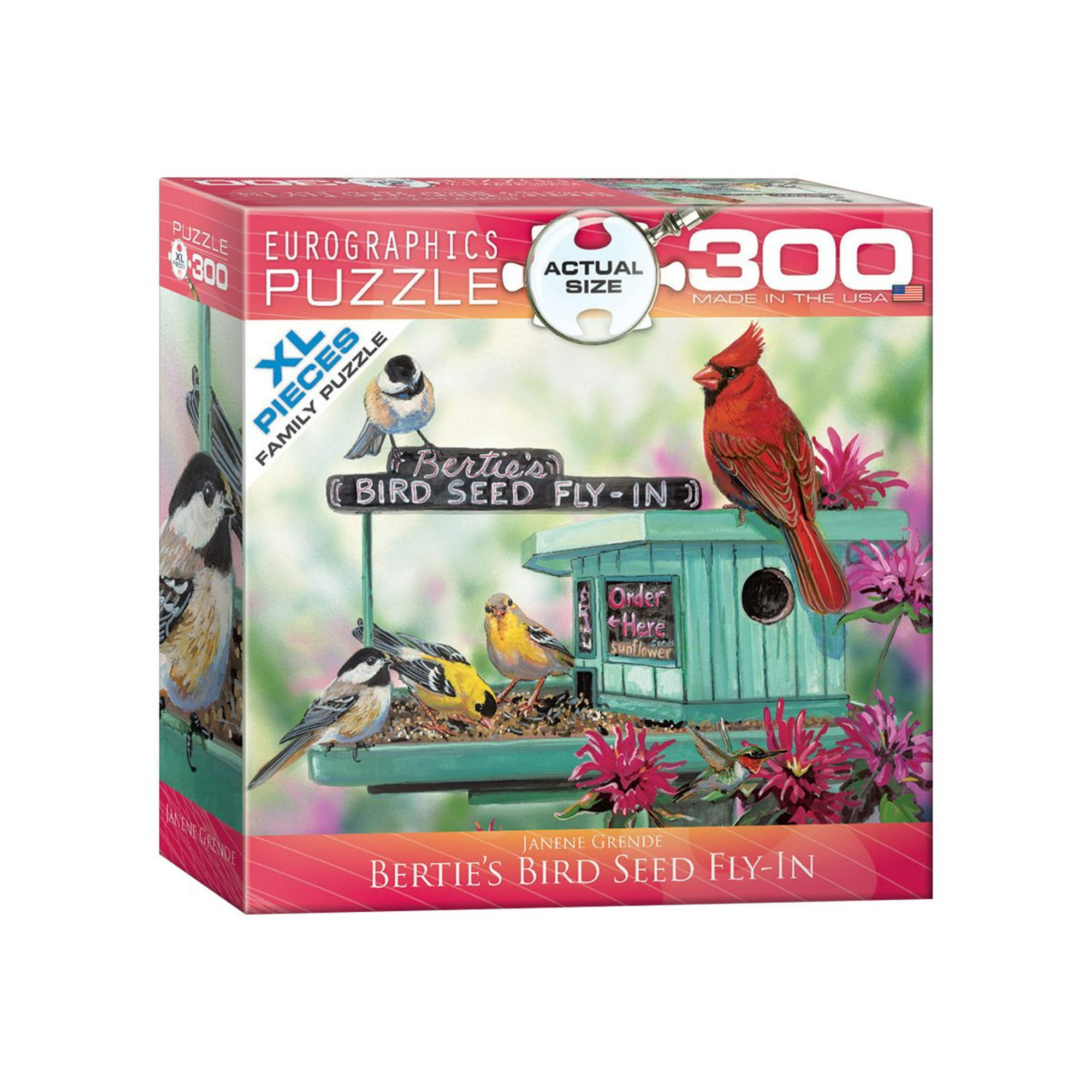 Click here for Eurographicspuzzles - Berties Bird Seed - Jigsaw P... prices