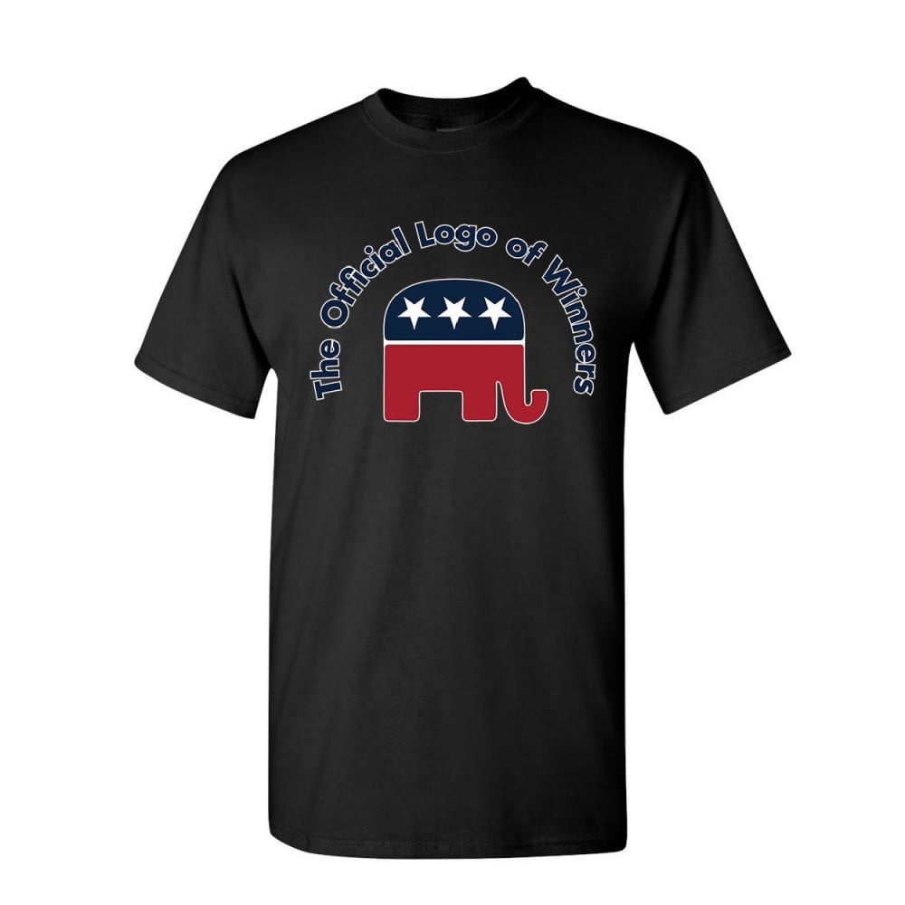 Tee Hunt The Official Logo of Winners T-Shirt Republican Party Elephant ...