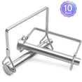 10 Pack Wire Lock Pin, 3/8 Inch Heavy Duty Safety Coupler Pin Shaft ...