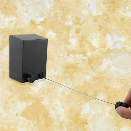 Indoor Cloth Hang Steel Invisible Retractable Drying Rope Retractable ...
