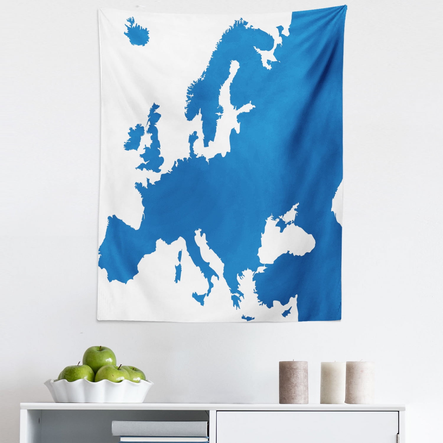 Europe Tapestry, Simplistic Monochrome Layout of Info-Graphics Showing ...