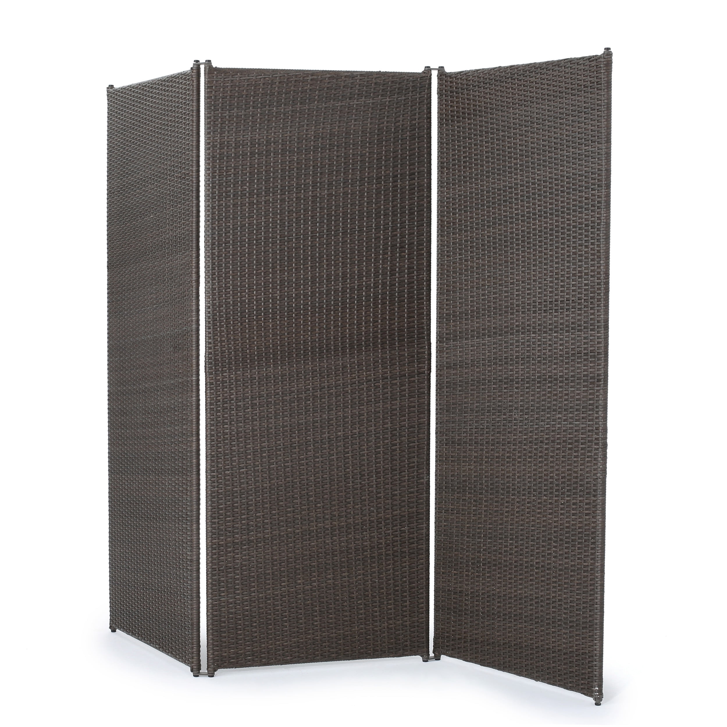 Osage Outdoor Wicker Screen, Light Ash Brown - Walmart.com