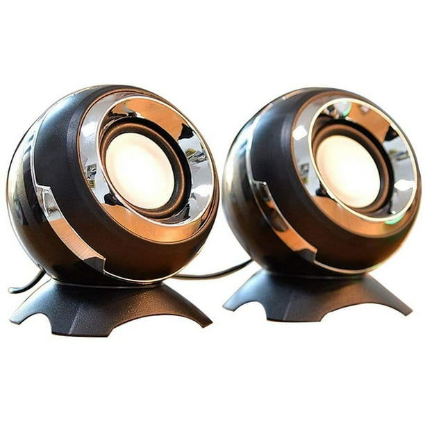 Computer USB-Power Speakers， Mini Desktop Speakers Sound,Superior ...