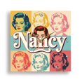 3drose, Nancy Female Name. Pop Art Women Portraits. Awesome, Beautiful ...