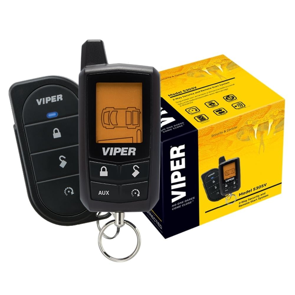 Restored Viper 5305V Enhanced LCD 2-Way Car Alarm Security and Remote ...
