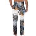 ASDFVBKG Men's Pajama Pants Ghosts and Pumpkins Halloween Cotton Long ...