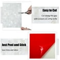 KASARO Self-Adhesive Wall Tile, Peel and Stick Backsplash Mosaic ...