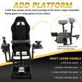 Marada Flight Simulator Cockpit with Game Seat Fit for Thrustmaster ...