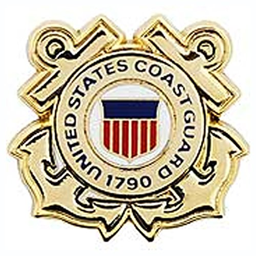 Metal Lapel Pin - USCG Pin - Coast Guard - US Coast Guard 1790 Anchor 1 ...