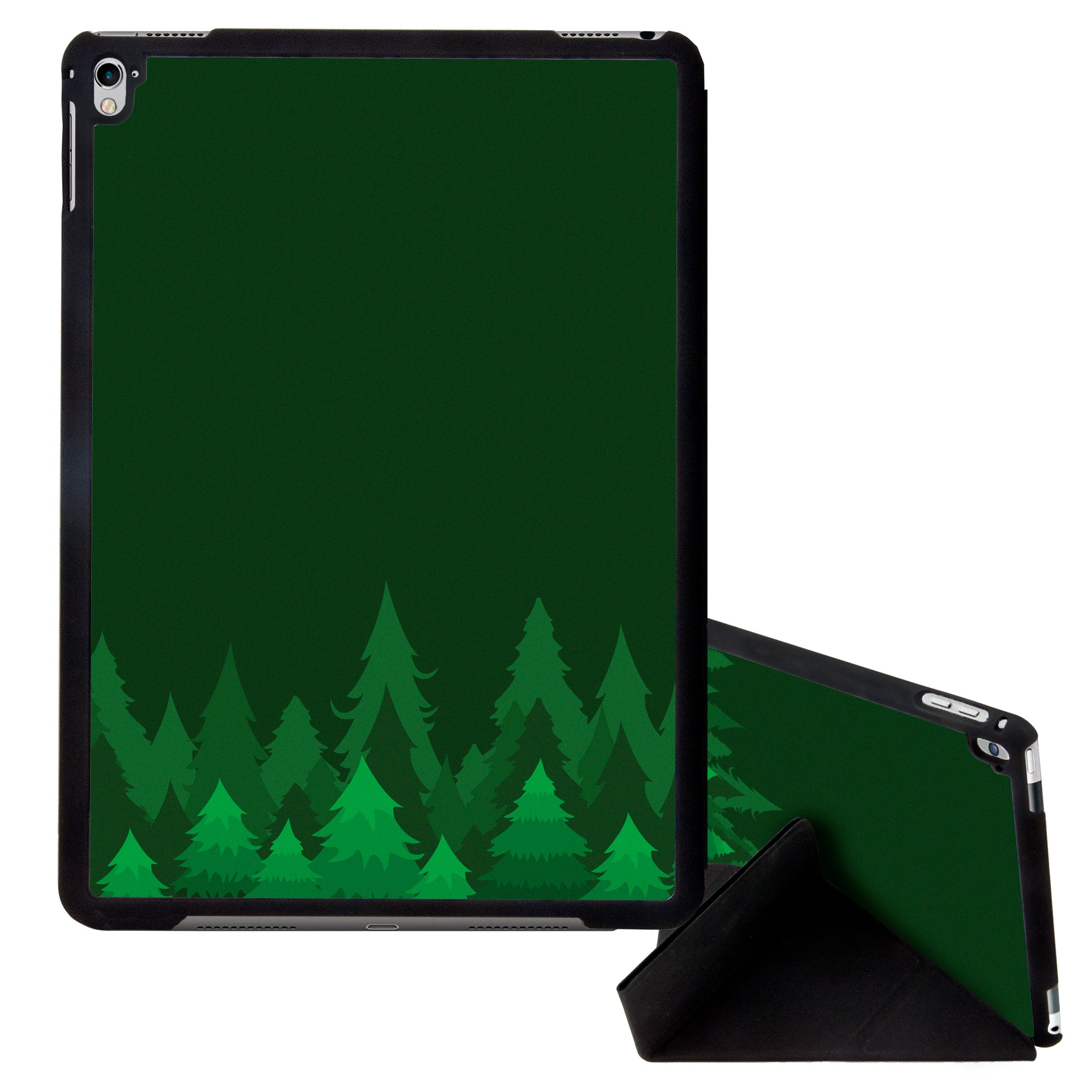 Image Of Vector Image of Pine Trees on Dark Green Apple iPad Pro 9.7 ...