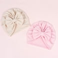 Baby Bowknot Hat Large Bow Turban Hat for Boys Girl Cap Soft Breathable ...