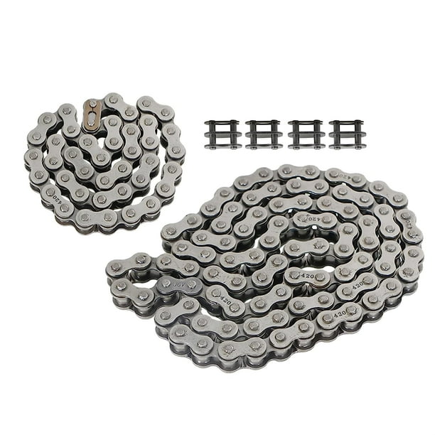 labwork 420 Chain Mini Bikes Front and Rear Drive Chain (42 Link Front ...