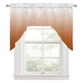 Abstract Ombre Swag Valance for Windows, Orange White Texture Swag ...
