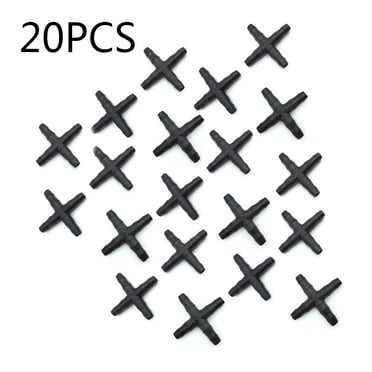 (100 PACK) - 1/4"-Inch Barbed Coupling, Drip Irrigation / Hydroponics ...