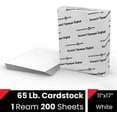 Accent Opaque White 11” x 17” Cardstock Paper, 65lb, 176gsm – 200 ...