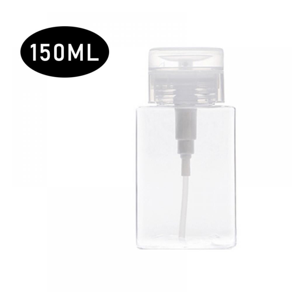 4 Pack 150ml (5.1 oz) Push Down Empty Pump Dispenser for Nail Polish ...