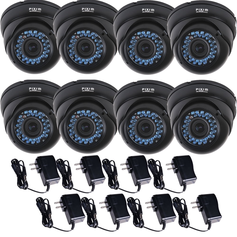 VideoSecu 8x 1/3 inch Pixim DPS WDR Security Camera 690TVL IR Day Night ...