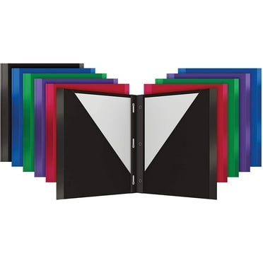 Oxford Two-Pocket Folders, Assorted Colors, Letter Size, 25 per box ...