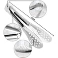 10PCS Serving Tongs, Small Kitchen Tongs, Stainless Steel small ...